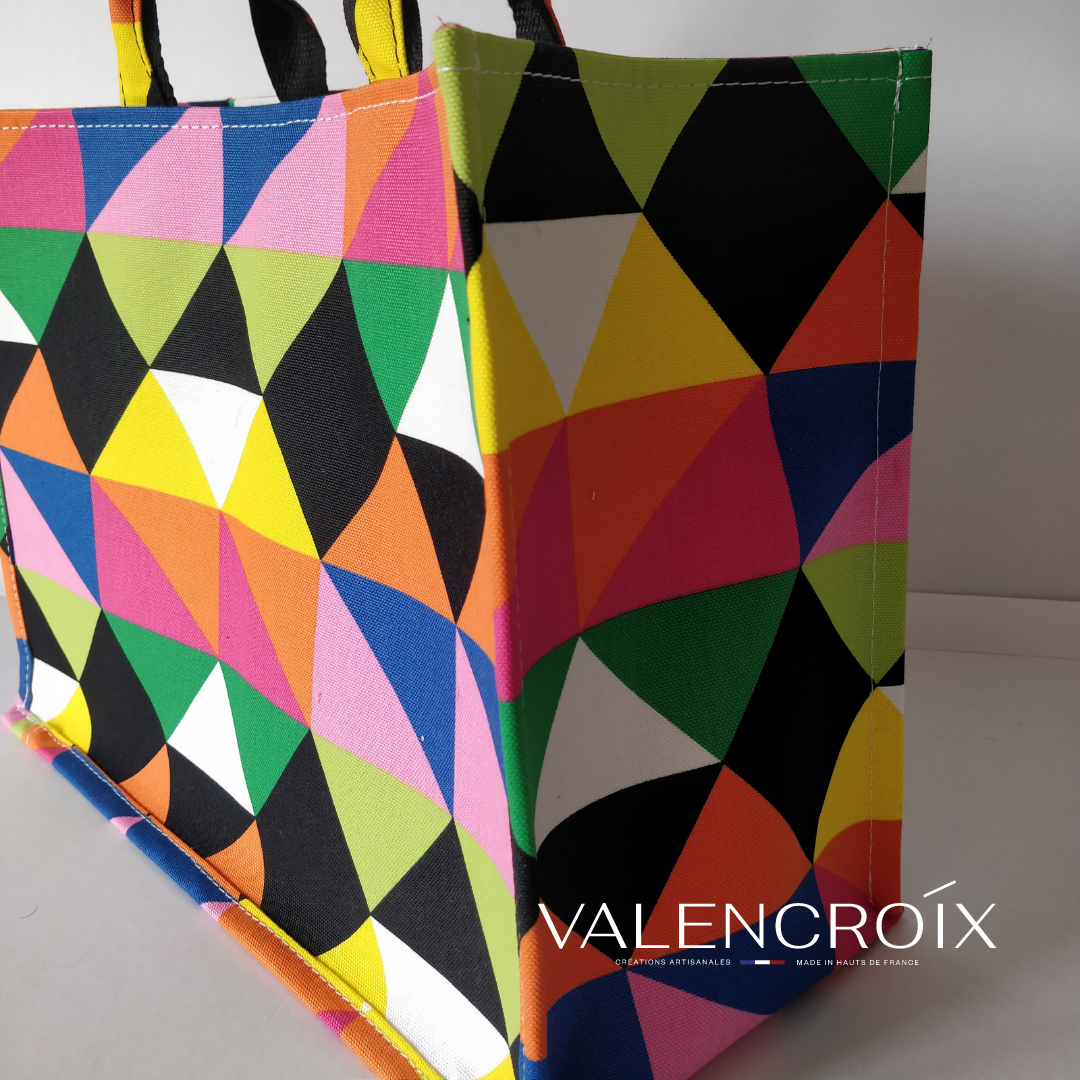 Sac cabas multicolore - Valencroix - VALENCROIX