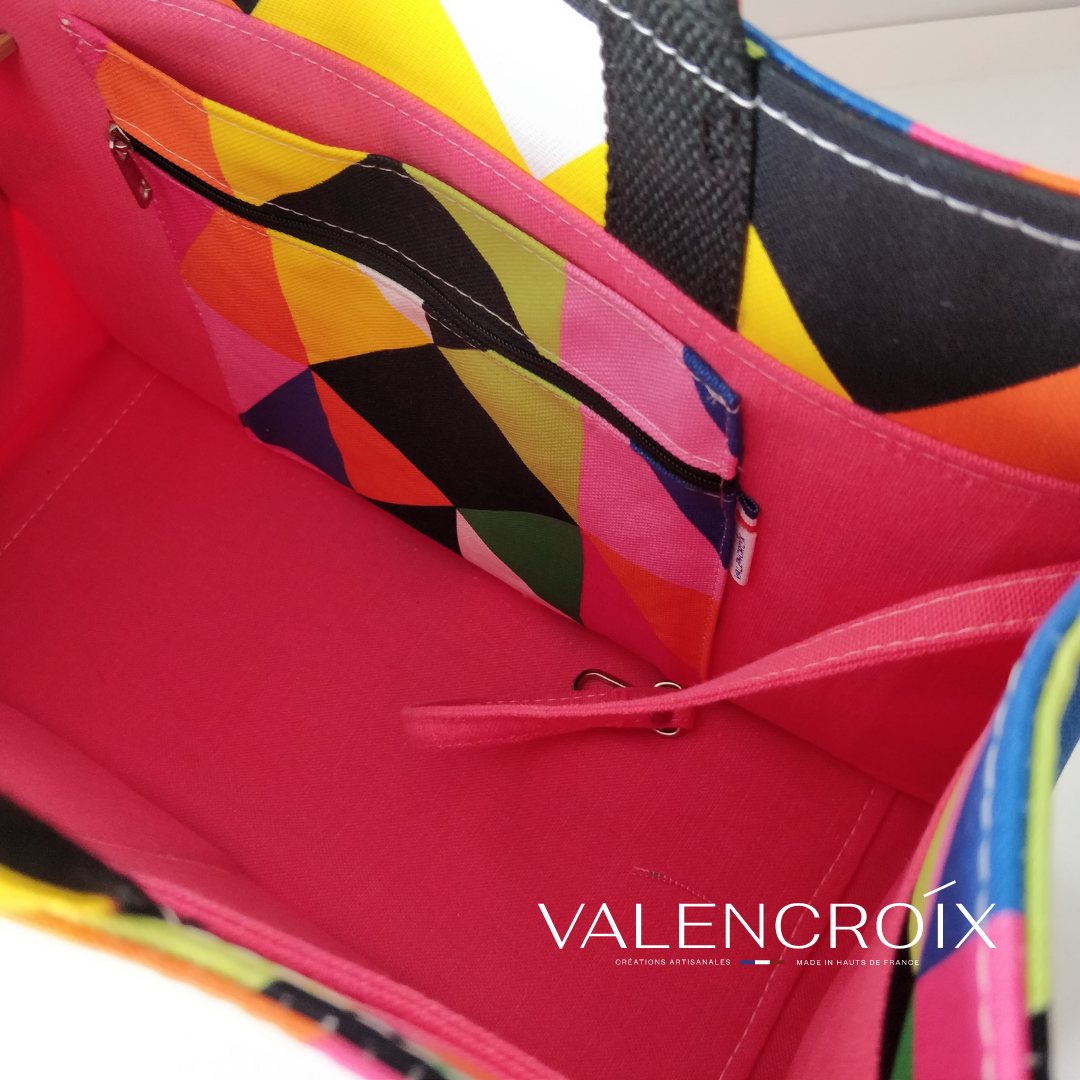 Sac cabas multicolore - Valencroix - VALENCROIX